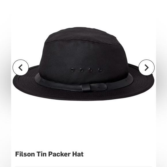 Filson | Accessories | Filson Tin Cloth Packer Hat Waxed Cotton Canvas ...